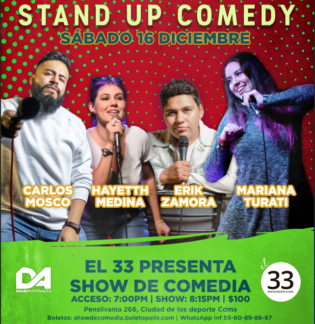 Boletópolis - Show de comedia en el 33