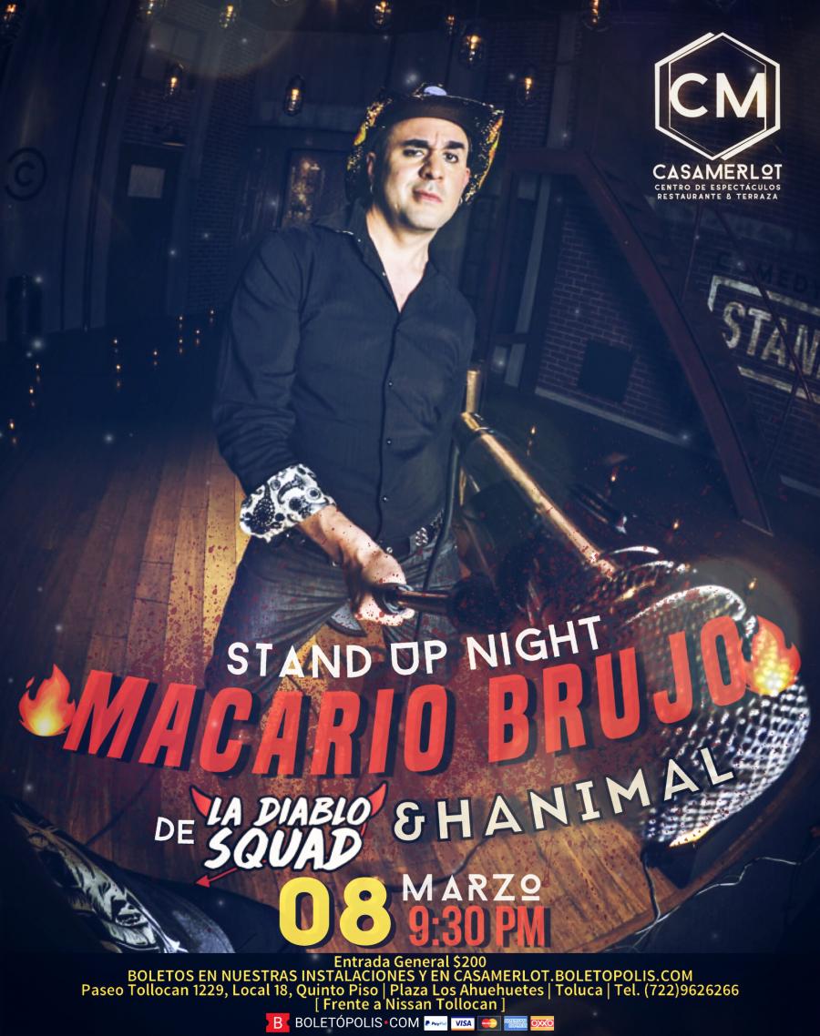 Boletopolis - Stand Up Night • Macario Brujo & Hanimal